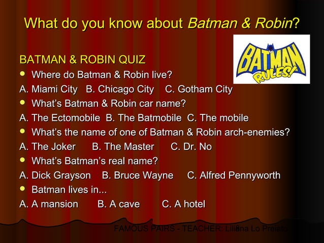 Famous pairs | PPT