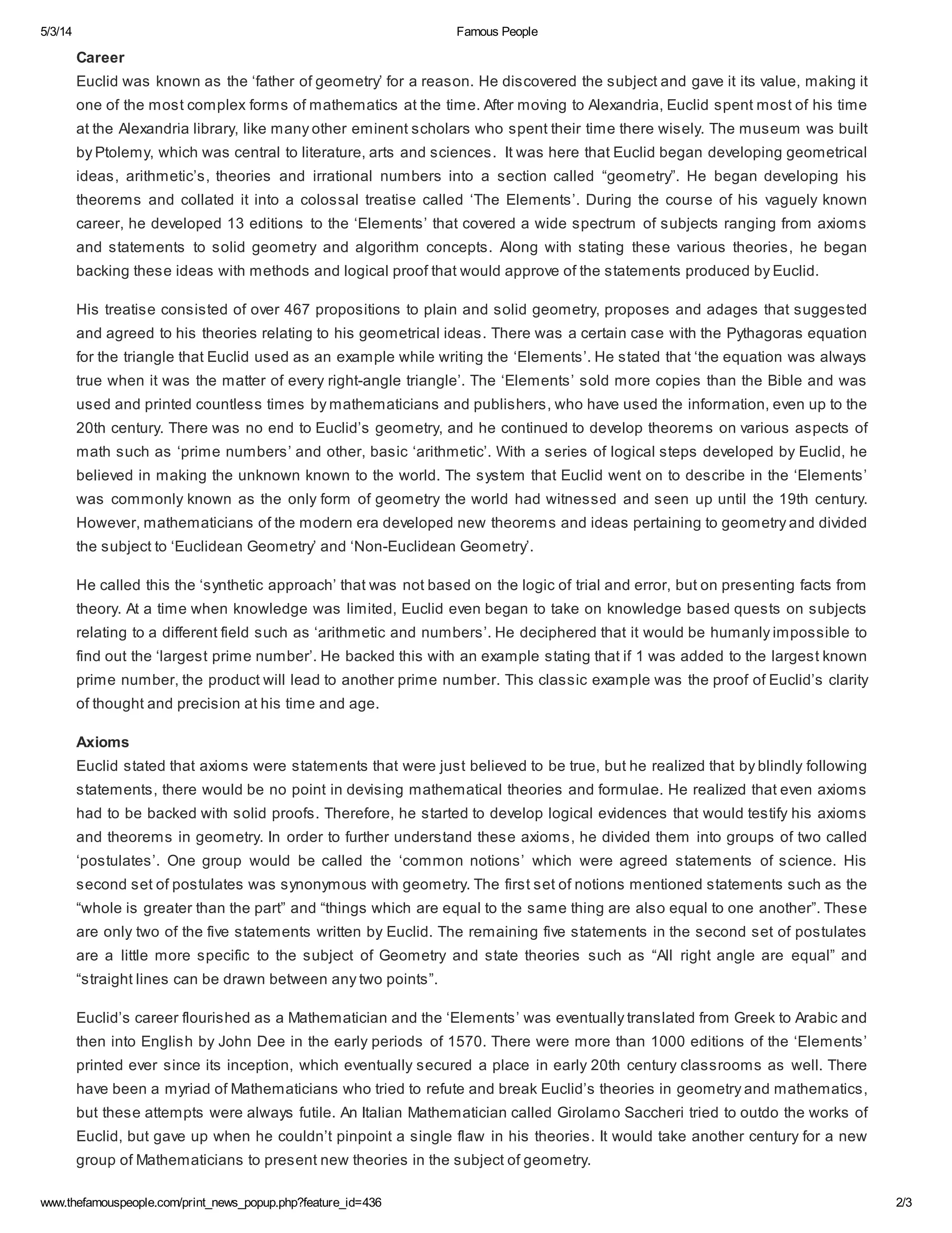 All about EUCLID | PDF