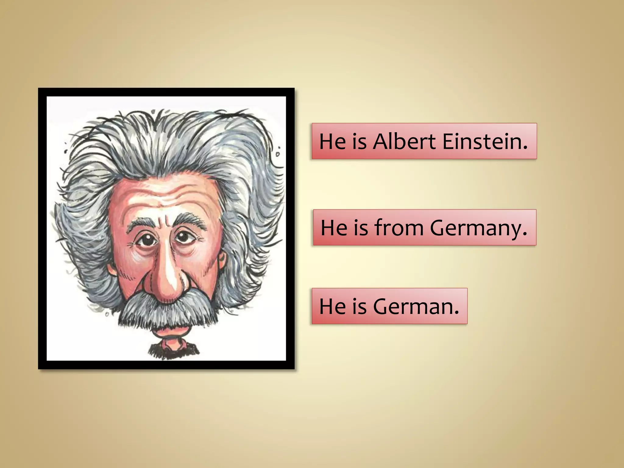 Famous people countries and nationalities | PPTX