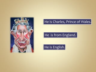 Famous people countries and nationalities | PPTX