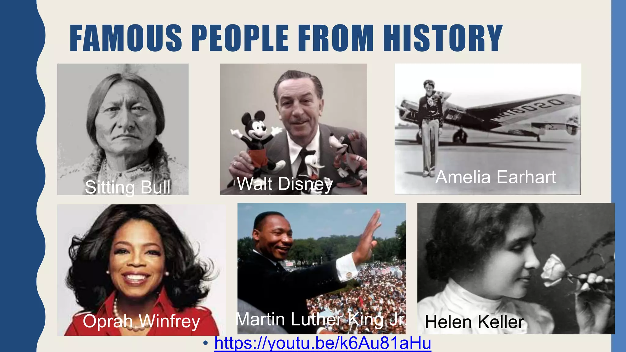 Famous people and professions | PPTX