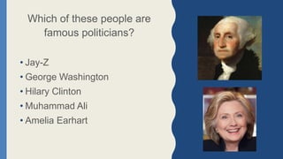 Famous people and professions | PPTX