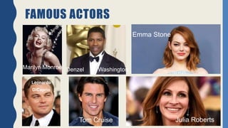 Famous people and professions | PPTX