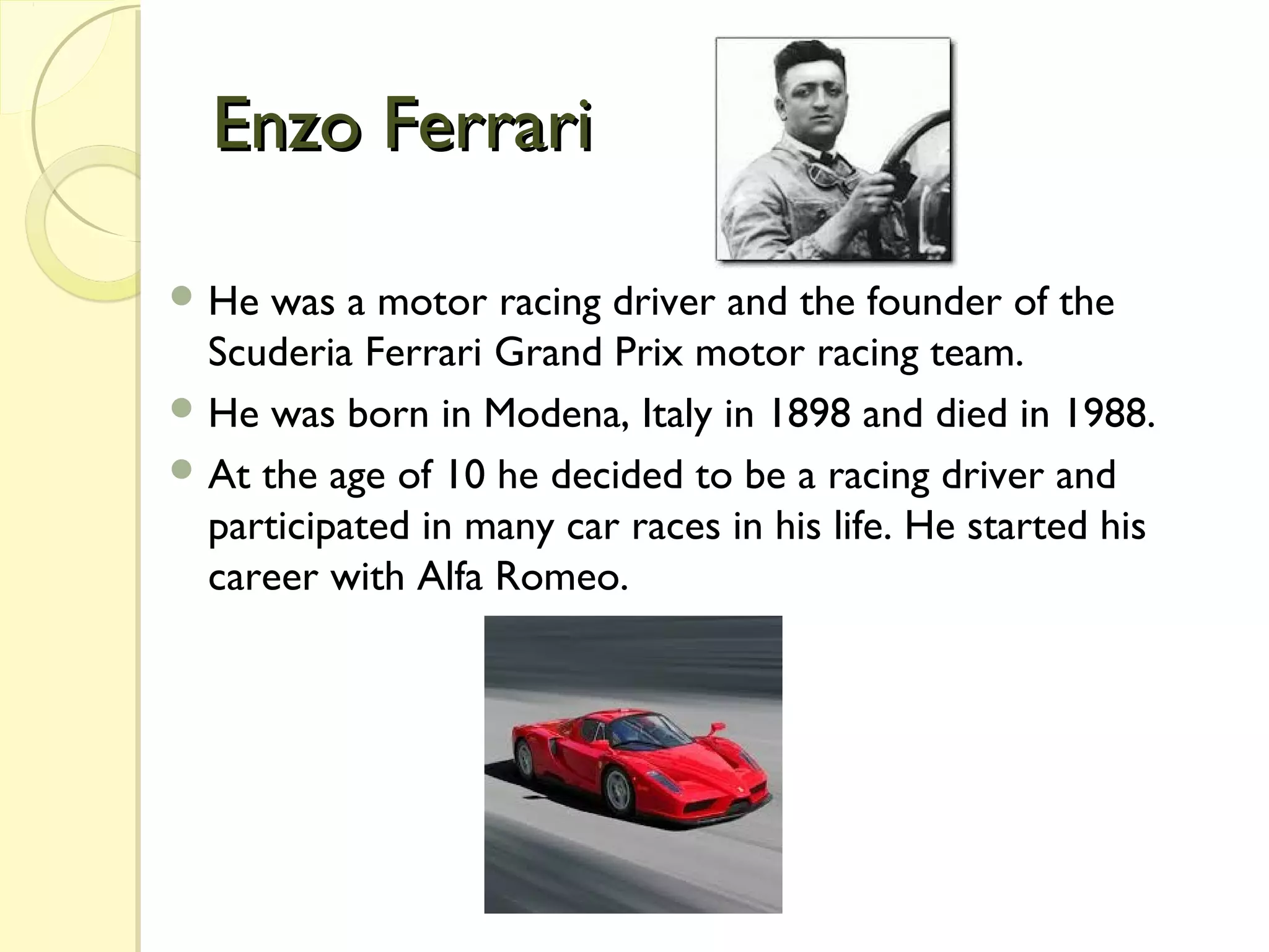 Famous people from italy | PPT