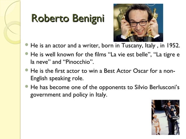 Famous people from italy | PPT