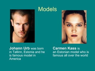 Famous people in Estonia | PPT