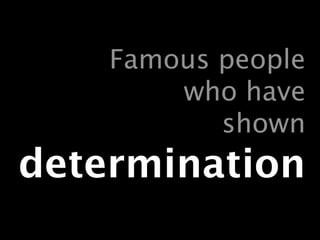 Famous people presentations determination | PDF