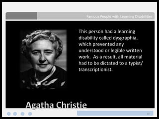 Famous people with disabilities | PPT
