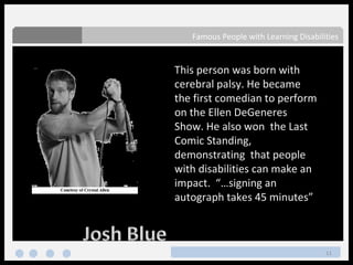 Famous people with disabilities | PPT