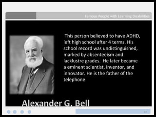 Famous people with disabilities | PPT