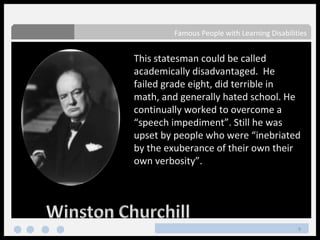 Famous people with disabilities | PPT