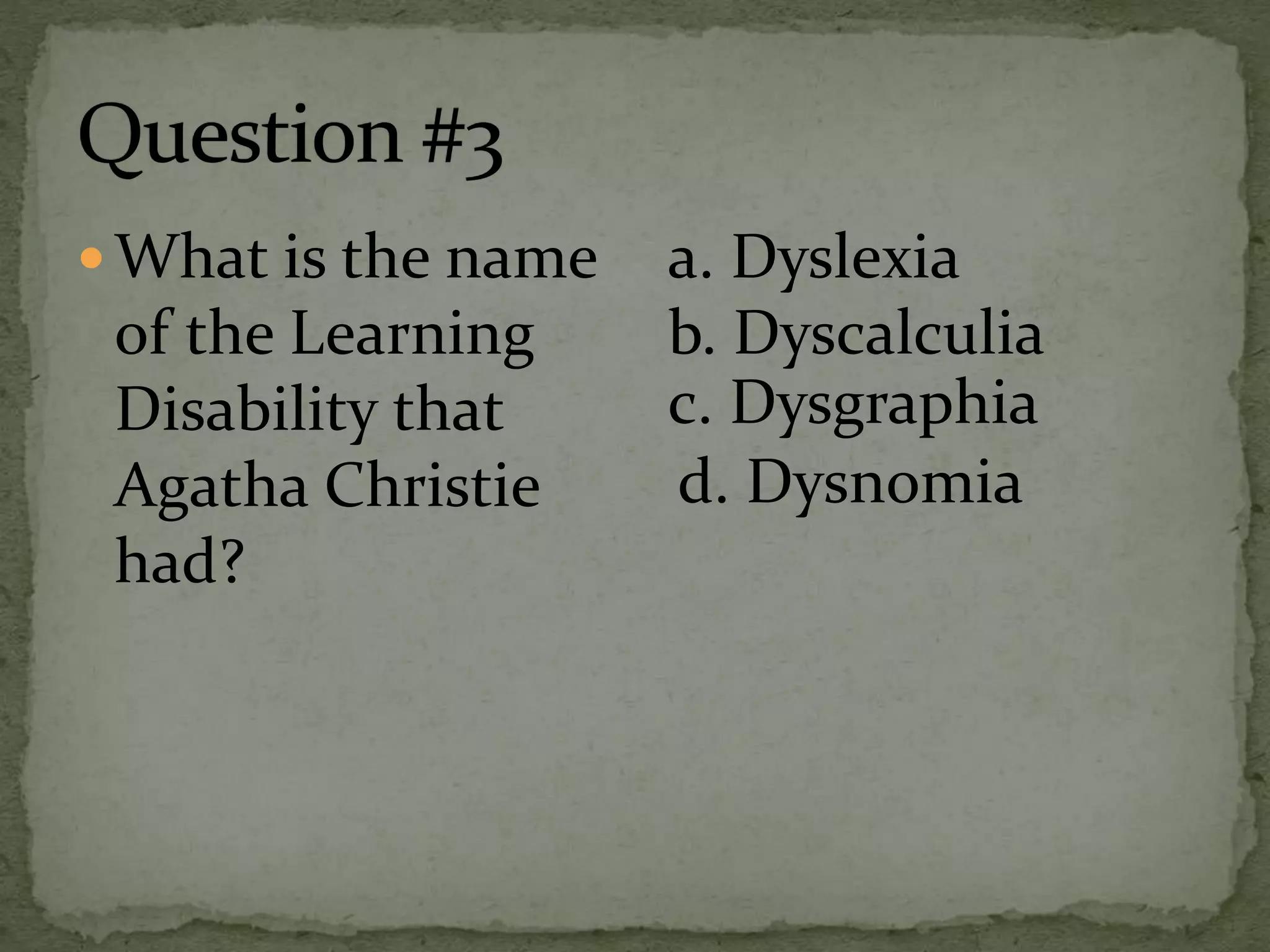 Famous people with learning disabilities | PPTX
