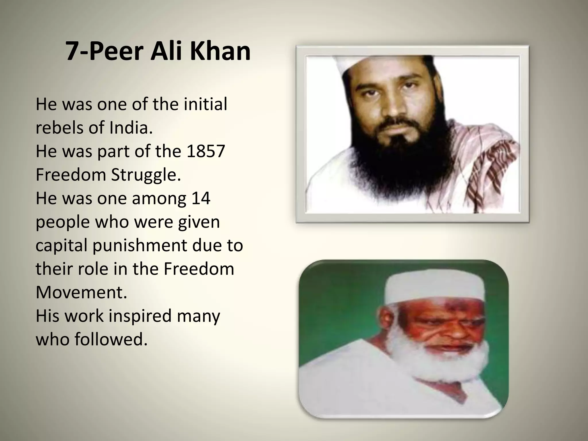 famous freedom fighter thrown out from the history | PPT