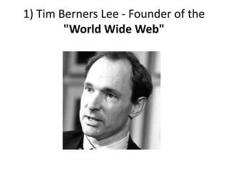 Famous personalities of it | PPT