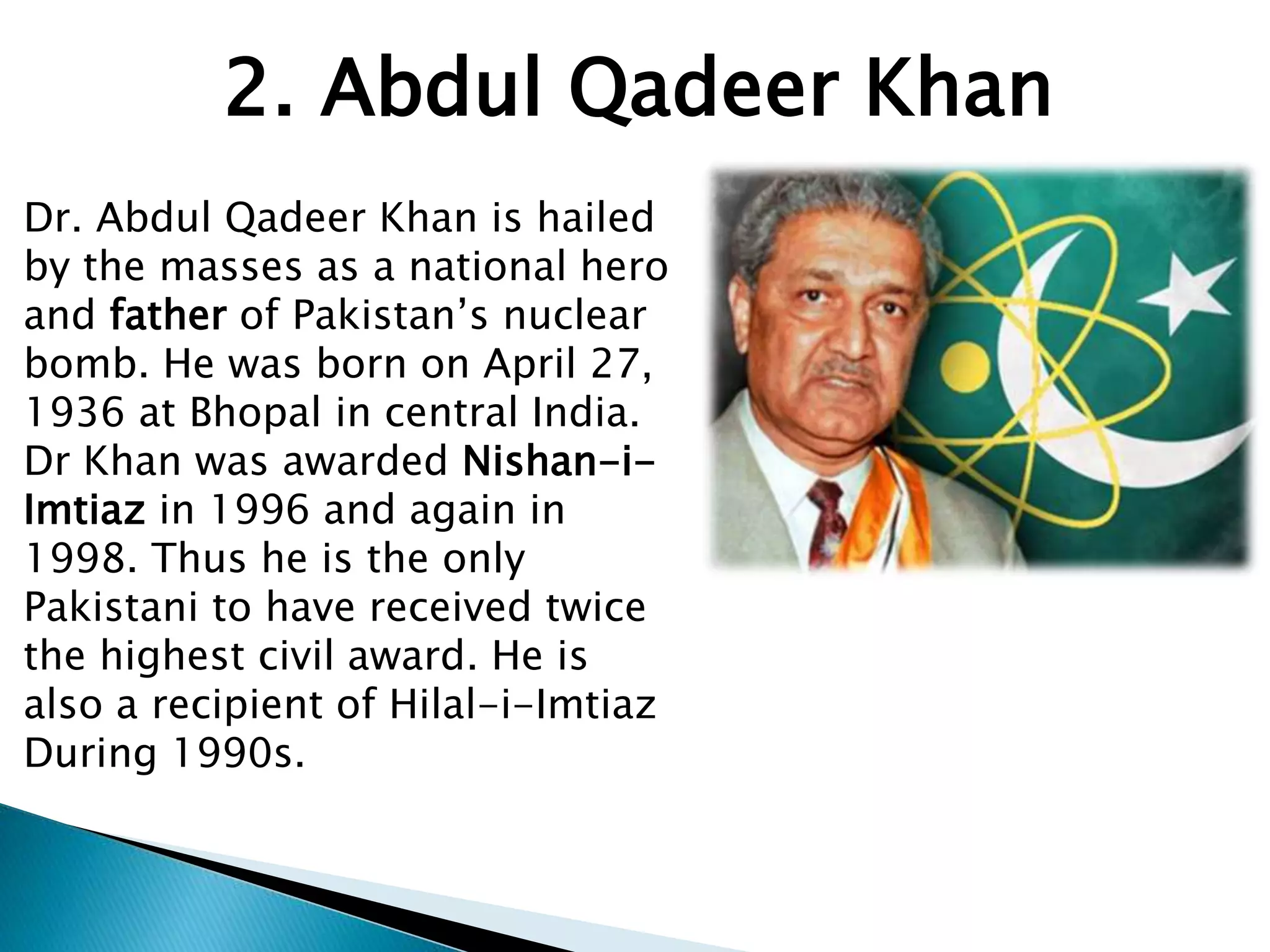 Famous personalities of the muslim world | PPTX