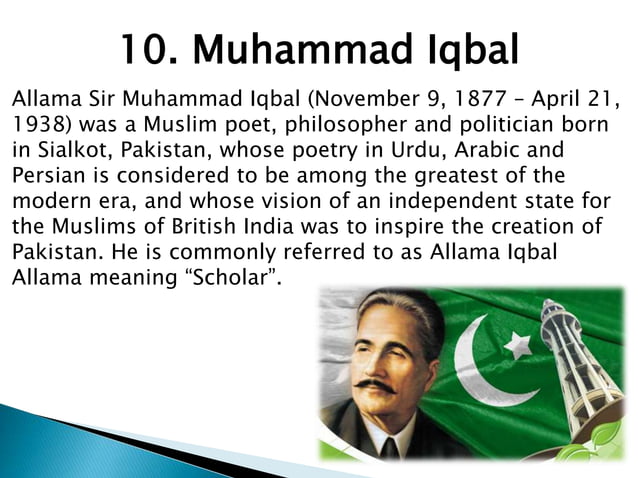 Famous personalities of the muslim world | PPTX | Islam | Religion ...