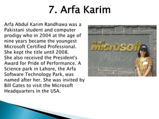 Famous personalities of the muslim world | PPTX