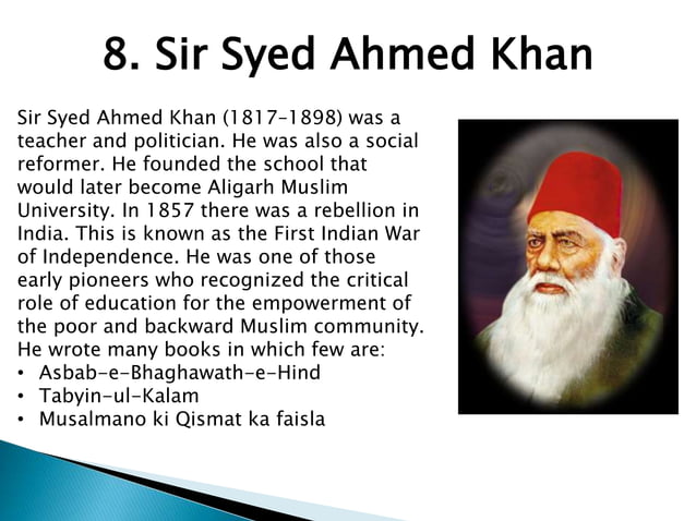 Famous personalities of the muslim world | PPTX | Islam | Religion ...