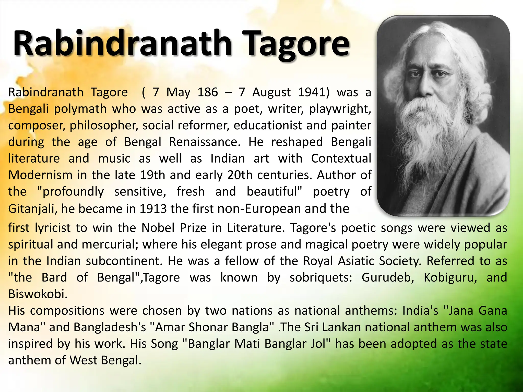 Famous Personality of India who are gives important contribution in the ...