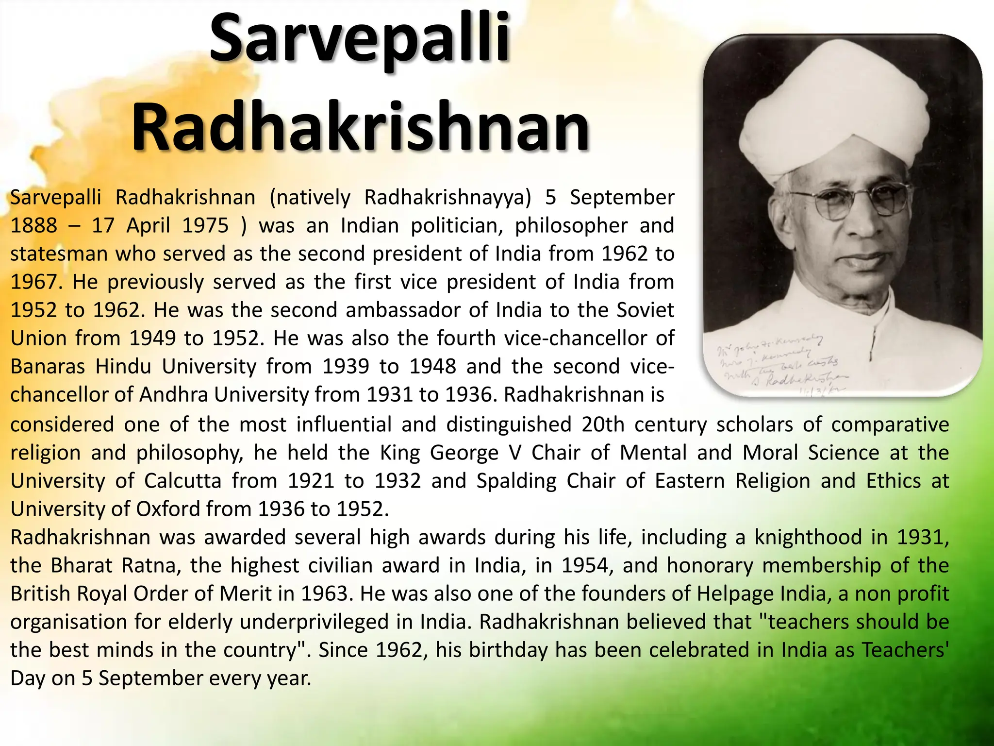 Famous Personality of India who are gives important contribution in the ...