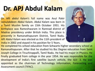 Famous Personality of India who are gives important contribution in the ...