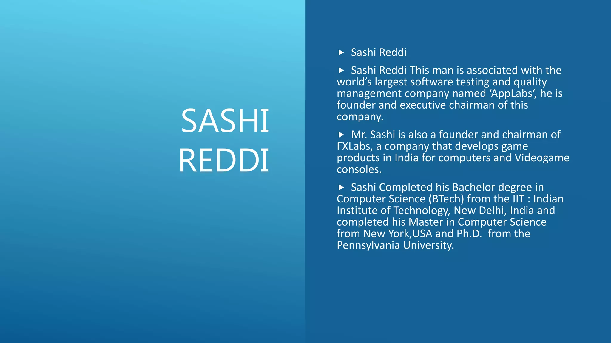 Famous perssonalities related to it. | PPT