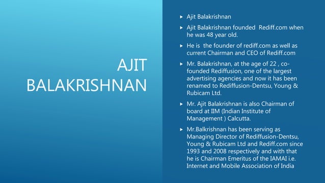 Famous perssonalities related to it. | PPT