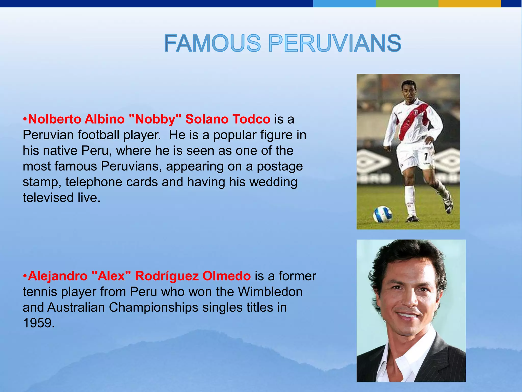 Famous peruvians | PDF