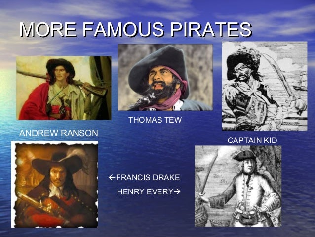 Famous pirates of all history