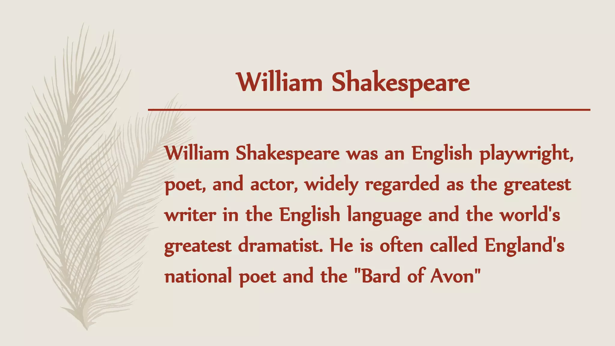 Famous plays of william shakespeare | PPTX | Drama | Genres