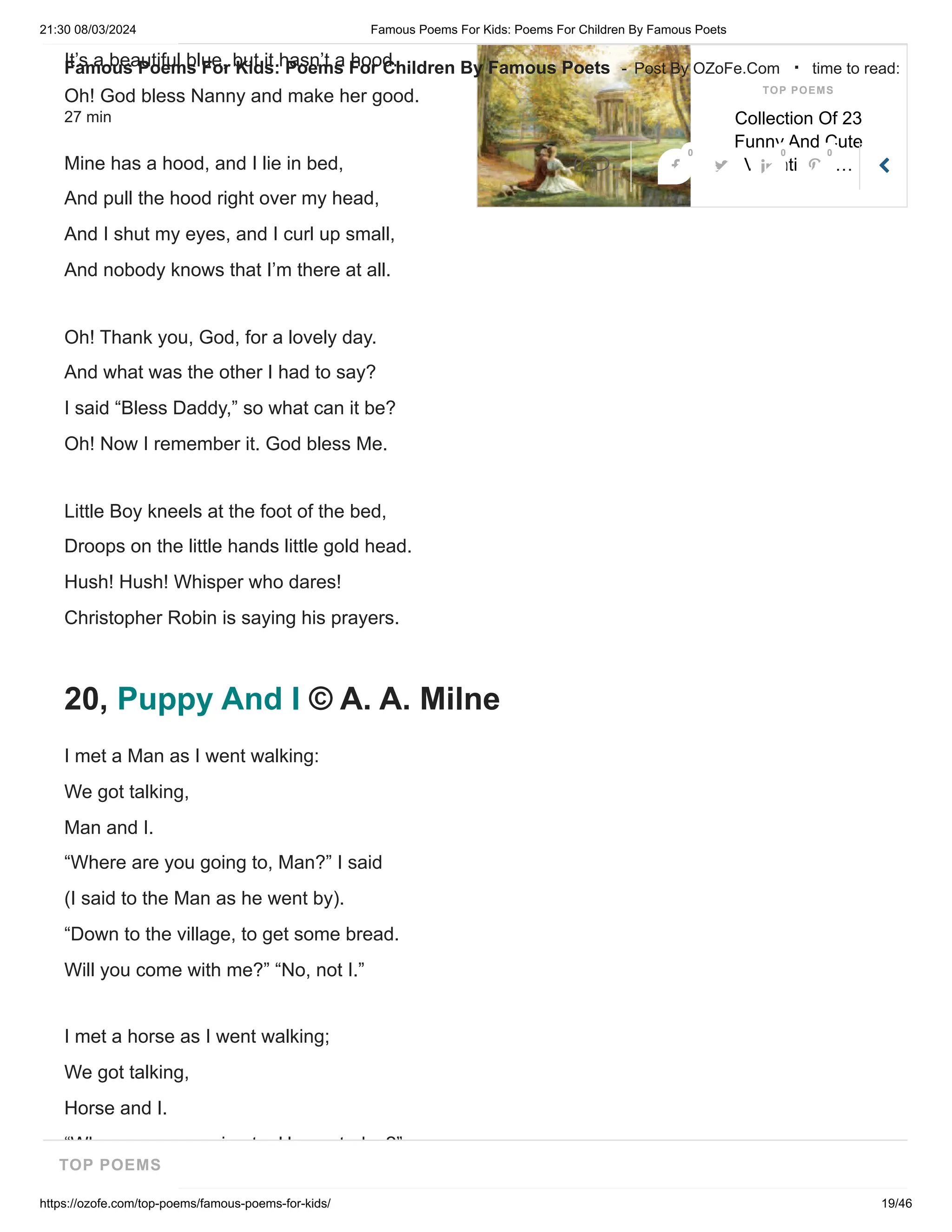 Best Poems for Kids to Nurture Their Love for Poetry | PDF