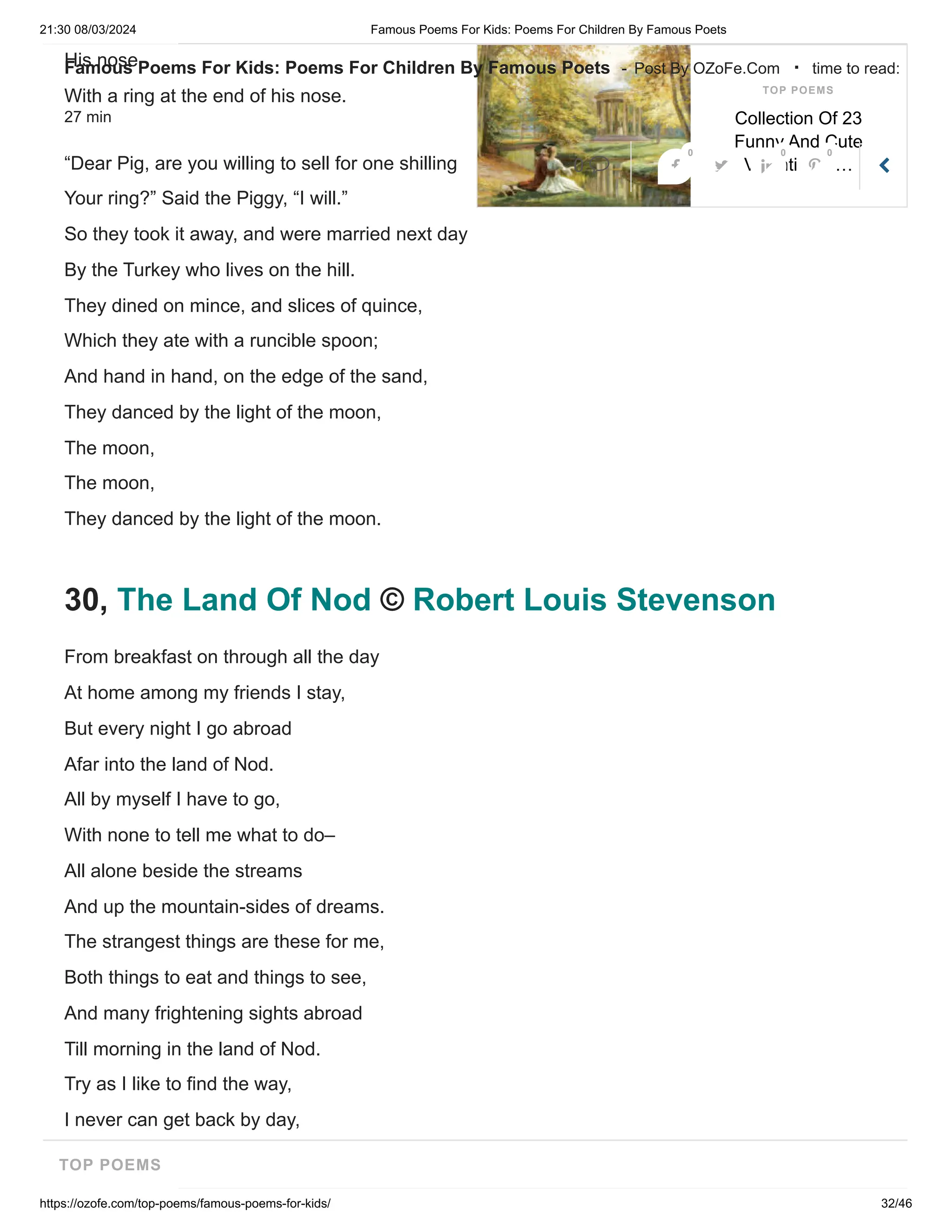 Best Poems for Kids to Nurture Their Love for Poetry | PDF