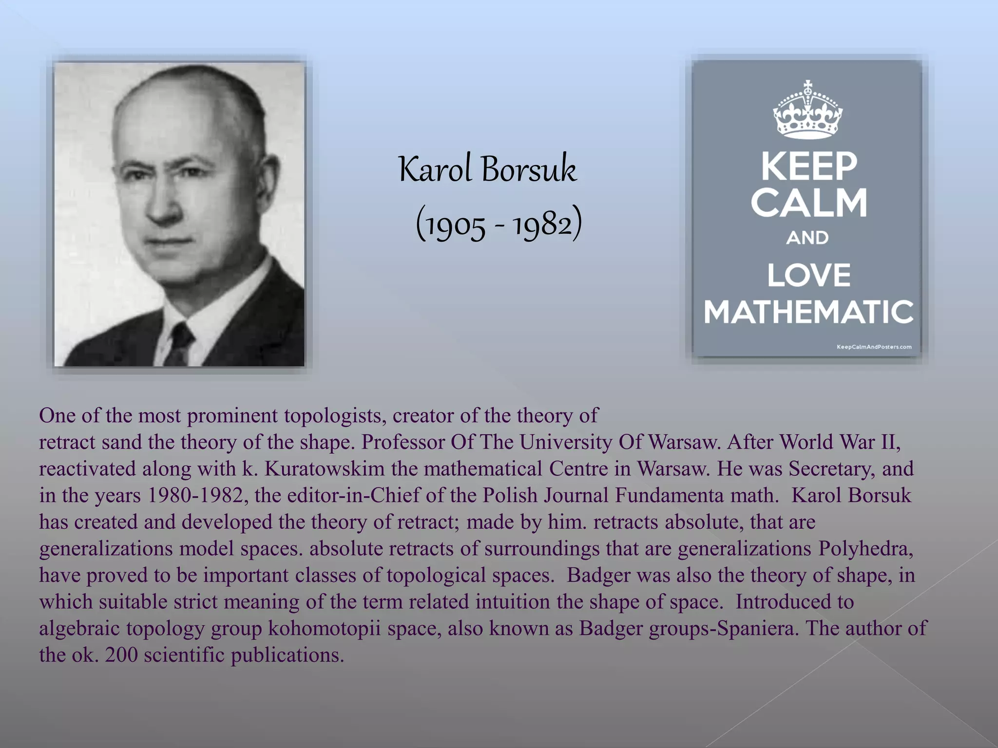 Famous Polish Mathematicians Kinga Sekuła 2d | PPTX