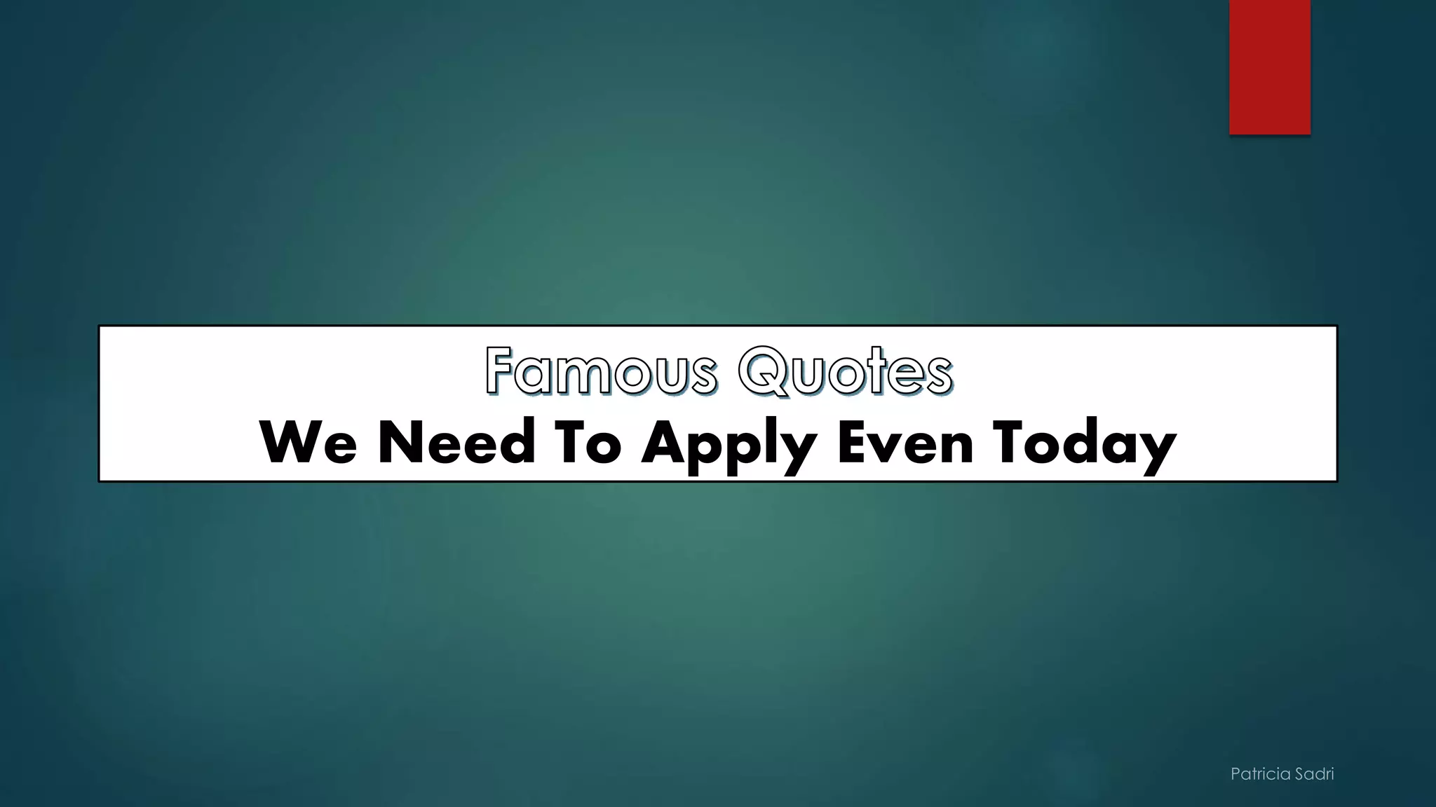 Famous quotes | PPTX