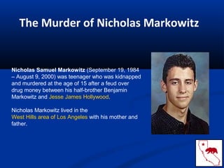 Nick Markowitz Crime Scene Photos