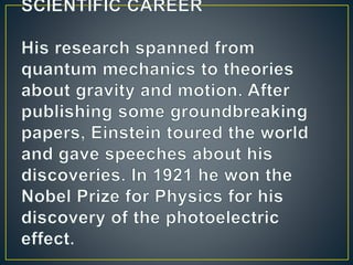 Famous scientist albert einstein | PPT