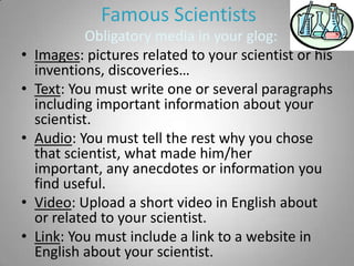 Famous Scientists | PPTX