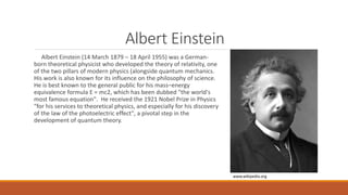 Famous scientists | PPT
