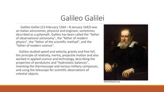 Famous scientists | PPT