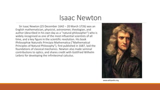 Famous scientists | PPTX