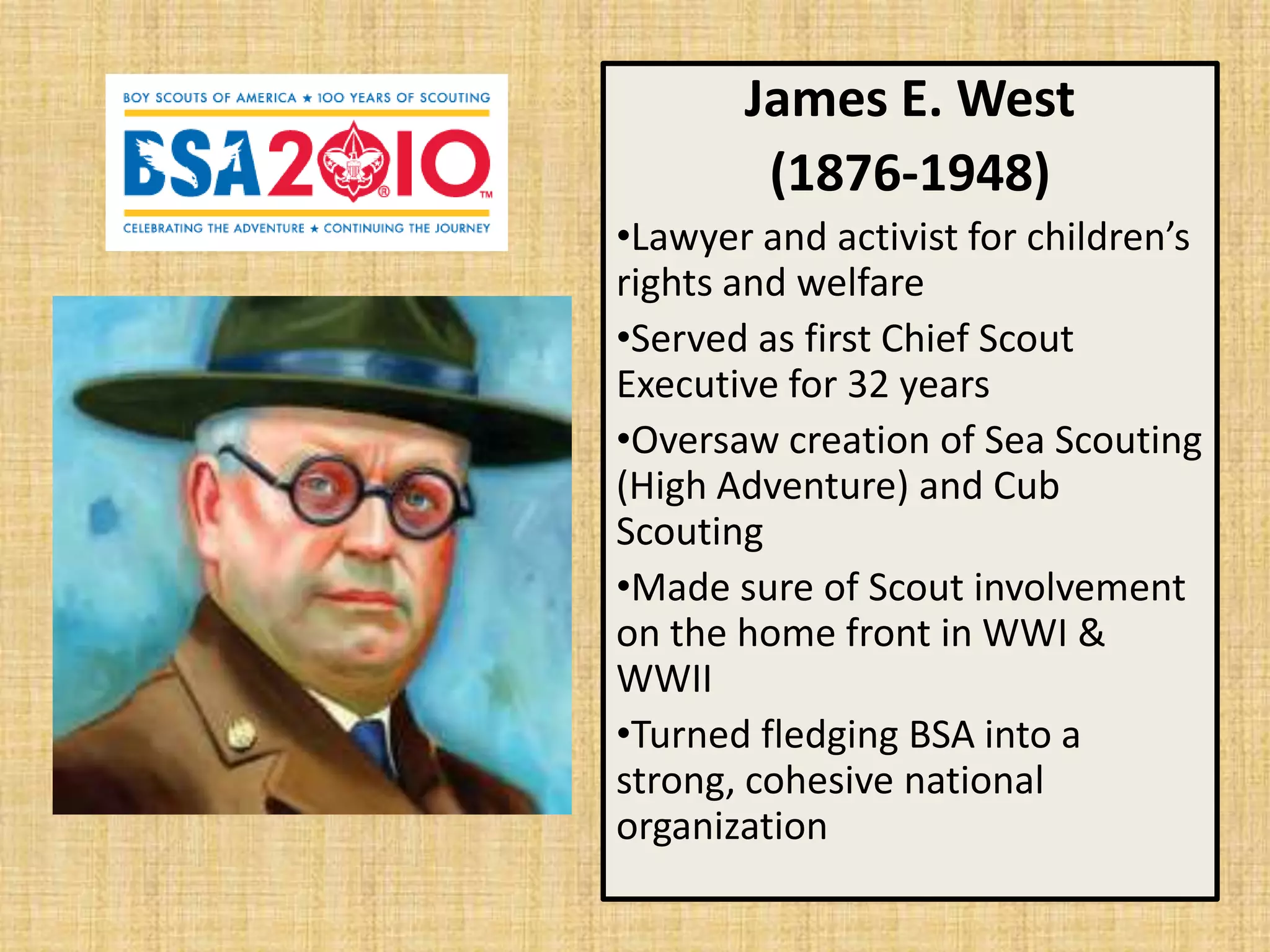 Famous Scout Leaders | PPT