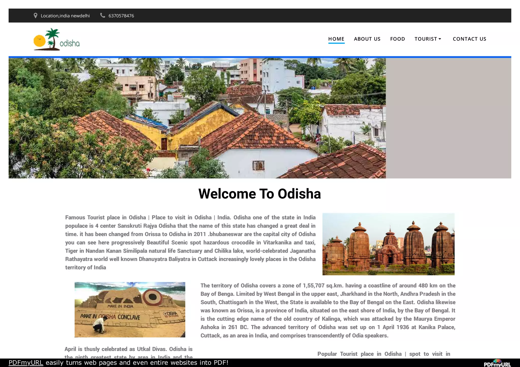 Famous tourist place in odisha, place to visit in odisha, india | PDF