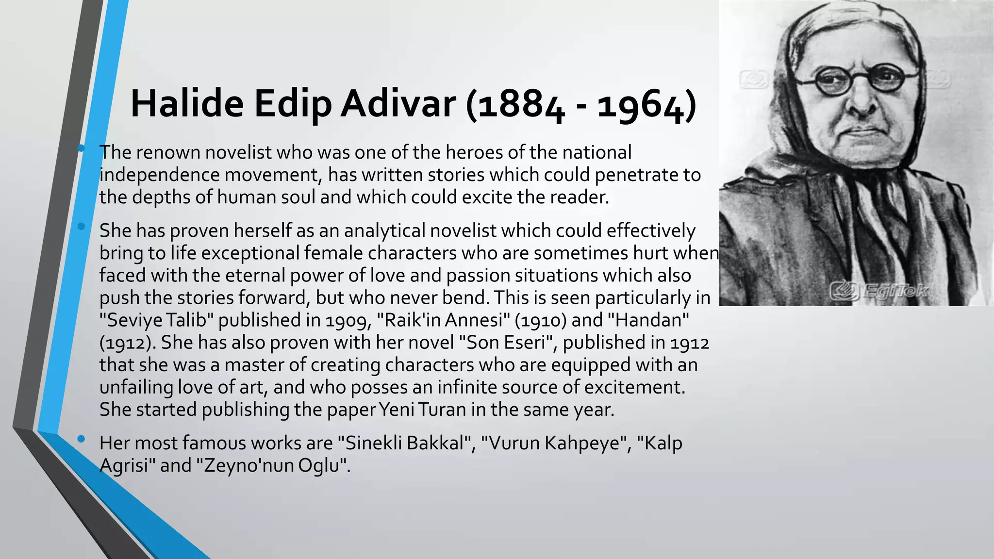 Famous turkish poets and writers | PPT | Free Download