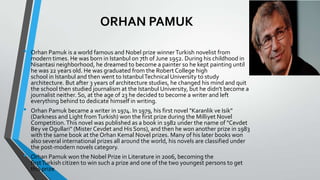 Famous turkish poets and writers | PPTX
