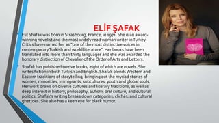 Famous turkish poets and writers | PPTX