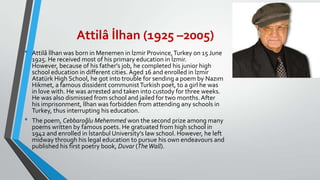 Famous turkish poets and writers | PPTX