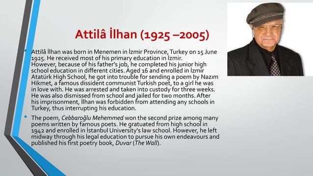Famous turkish poets and writers | PPT