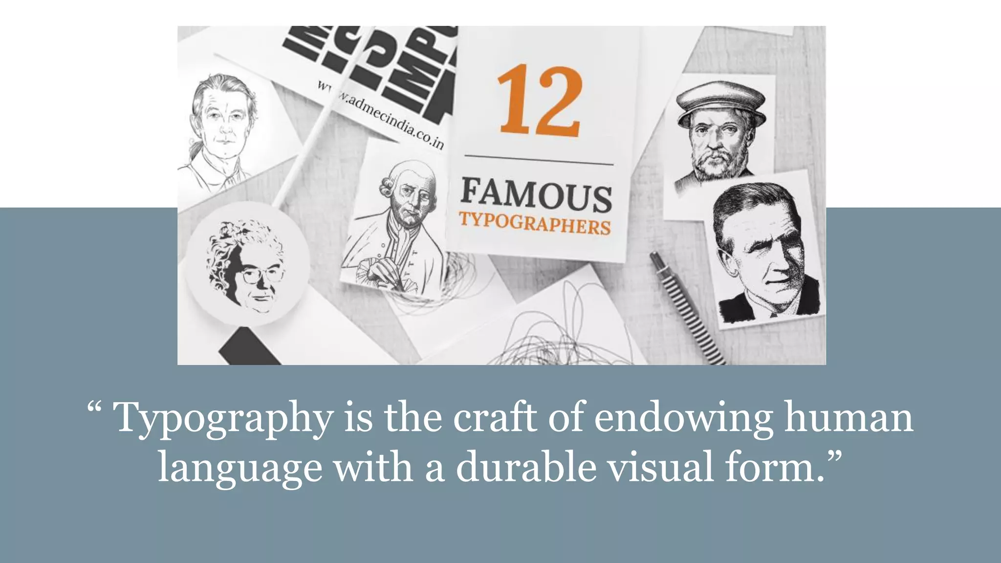 12 Famous Typographers to Inspire You | PPT