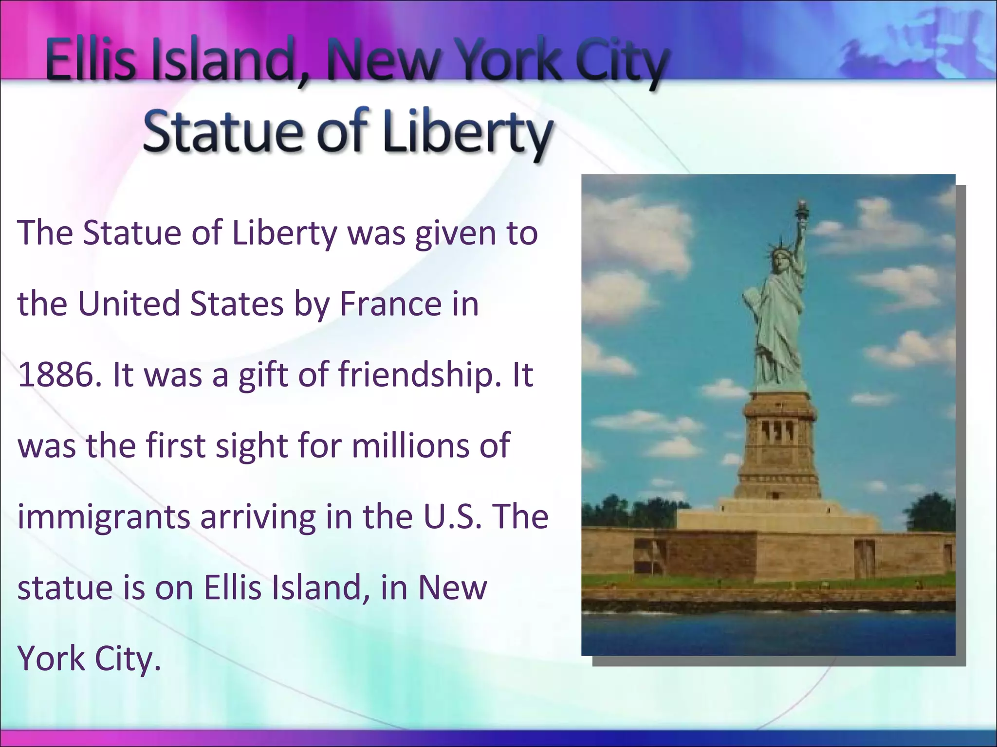 Famous United States Monuments With Simple Past | PPT