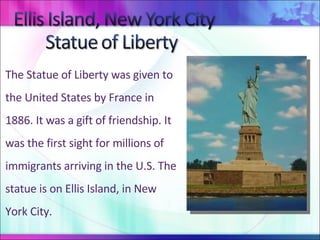 Famous United States Monuments With Simple Past | PPT
